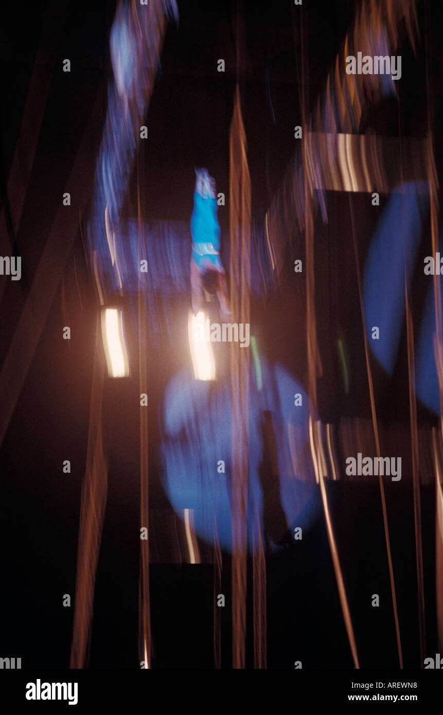 circus abstract motion trapeze Stock Photo - Alamy