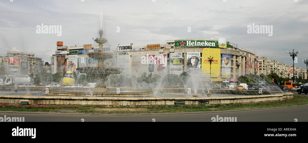 Bucharest Romania Romanie boulevard bulevardul unirii Nicolae Ceausescu ...