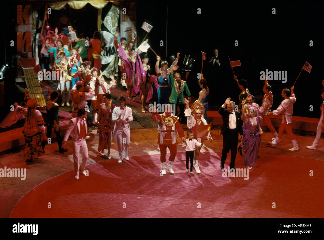 circus grand finale parade Stock Photo - Alamy