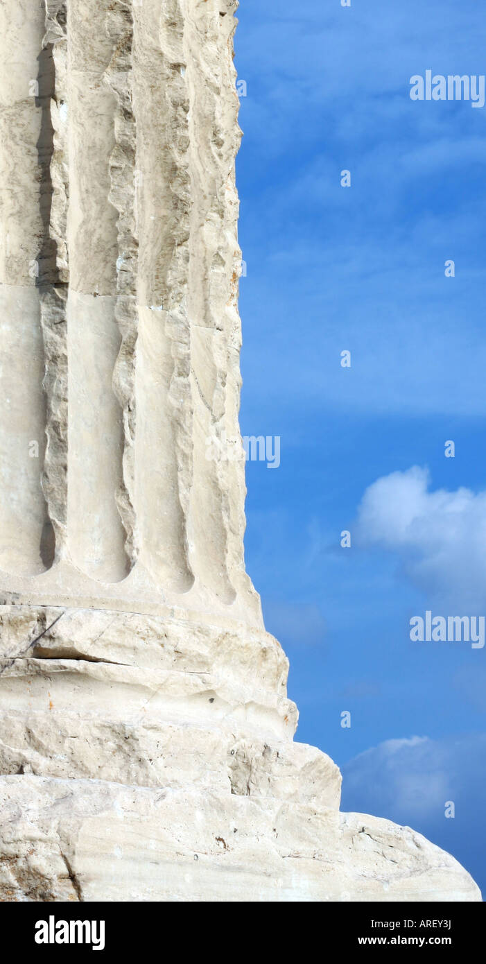 Ancient Greek Column Stock Photo - Alamy