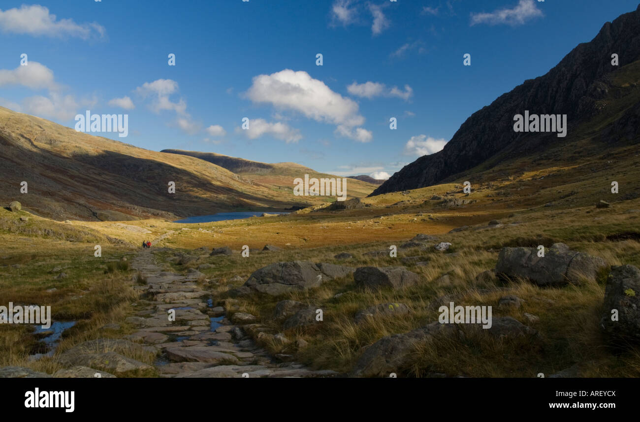 Cwm Idwal Snowdonia Wales Stock Photo - Alamy