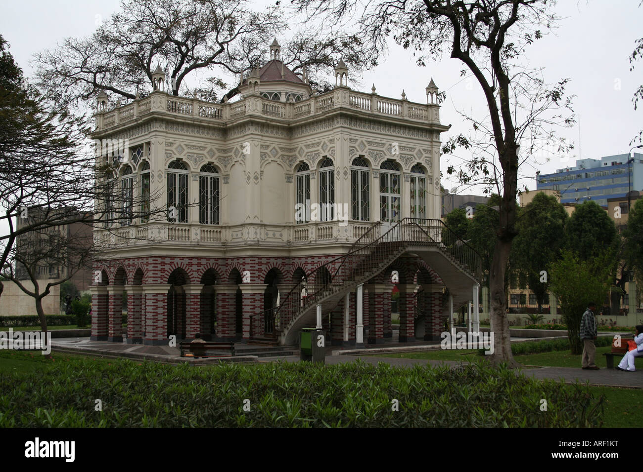 Elaborate building in Lima Peru Stock Photo - Alamy