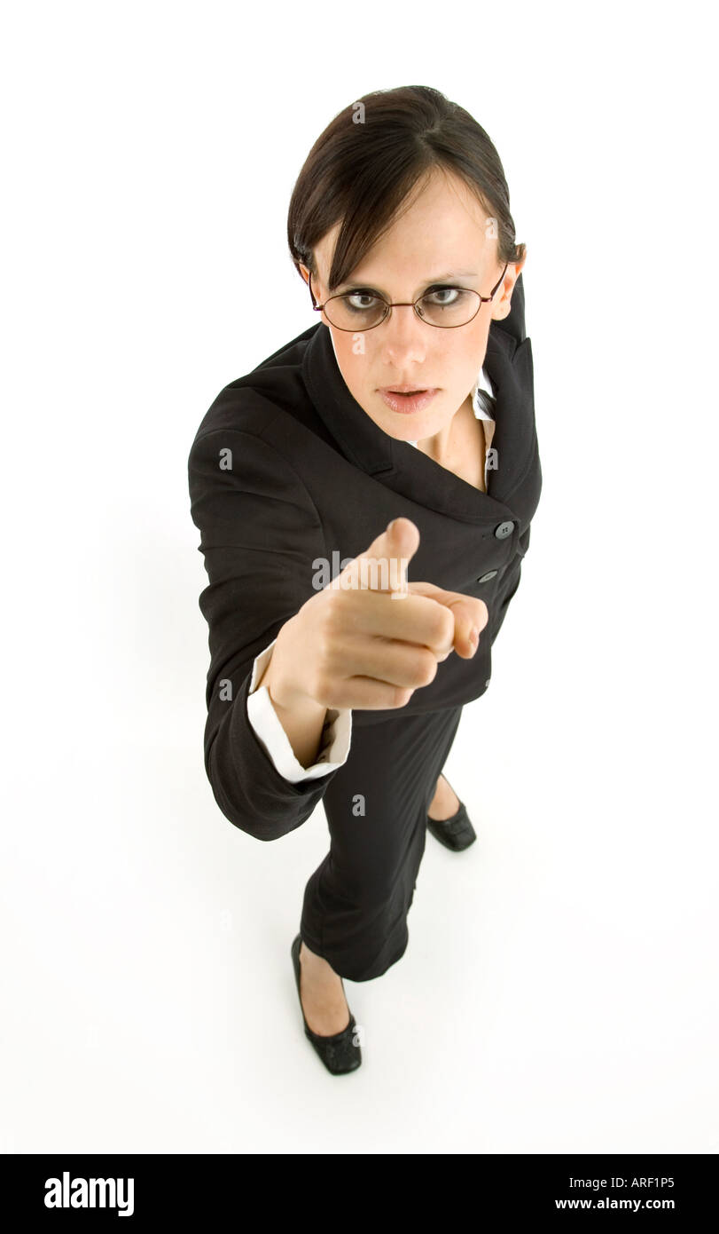 Woman Wagging Finger High Resolution Stock Photography and Images - Alamy