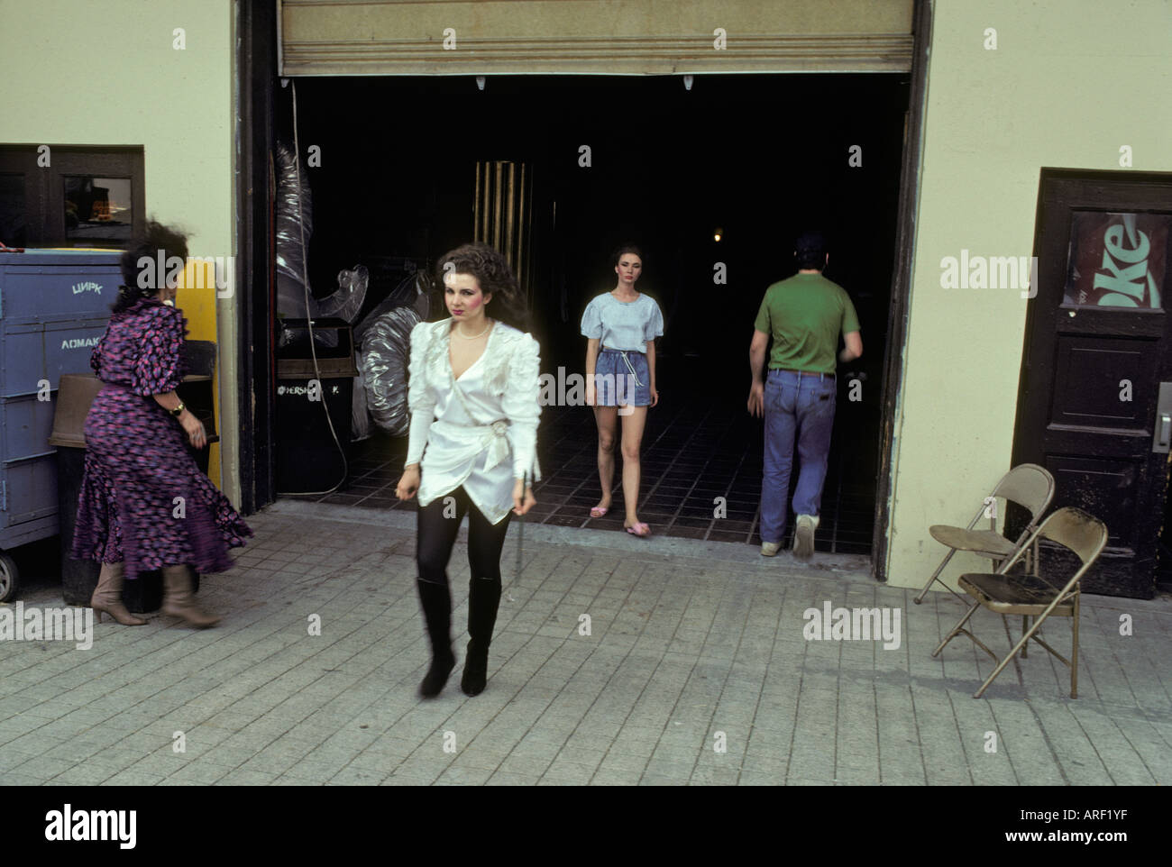 circus performers back stage Stock Photo - Alamy