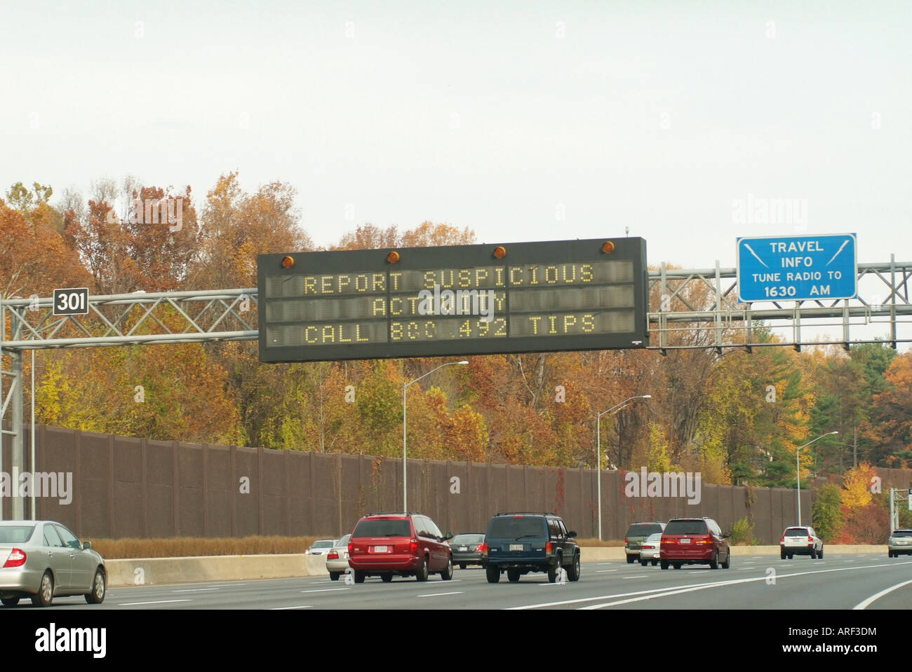 Overhead sign on capital beltway hi-res stock photography and images ...