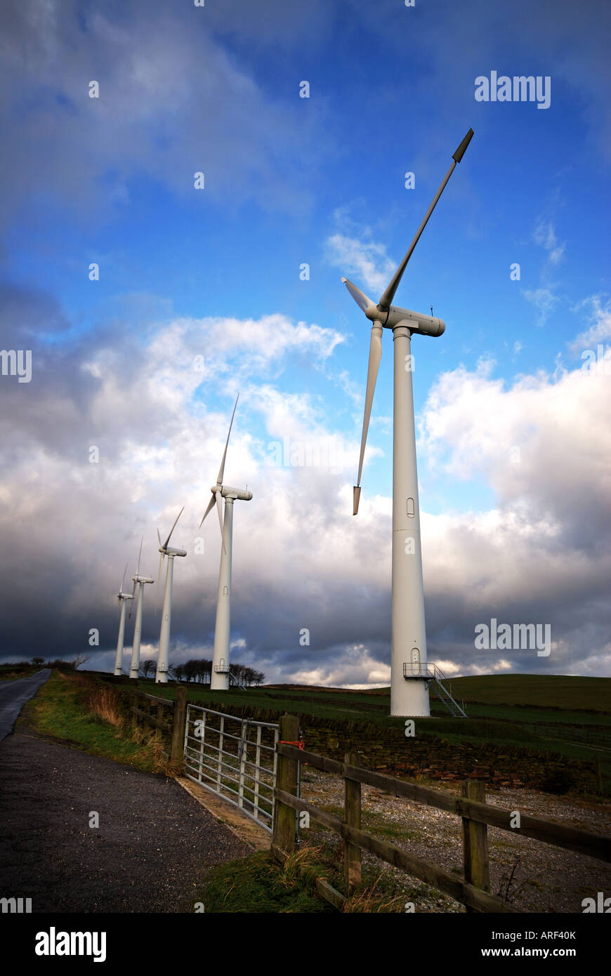 Penistone Wind Farm, Barnsley South Yorkshire Stock Photo - Alamy