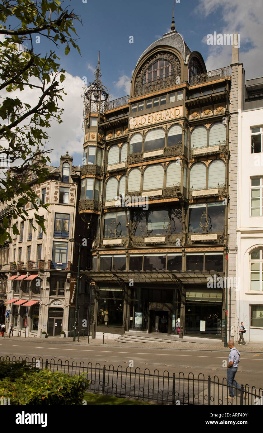 Old England building in Brussels Stock Photo - Alamy