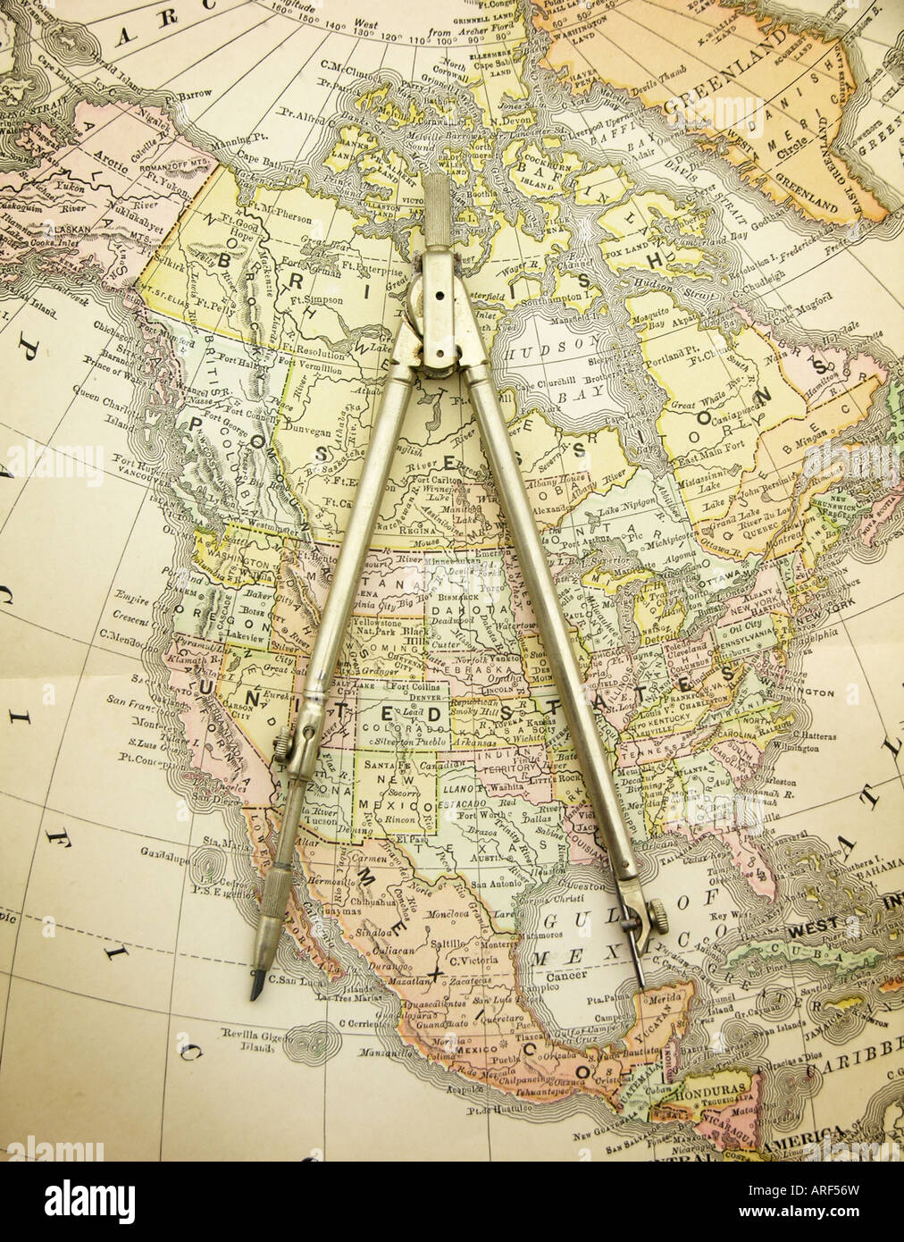 Drawing map hi-res stock photography and images - Alamy