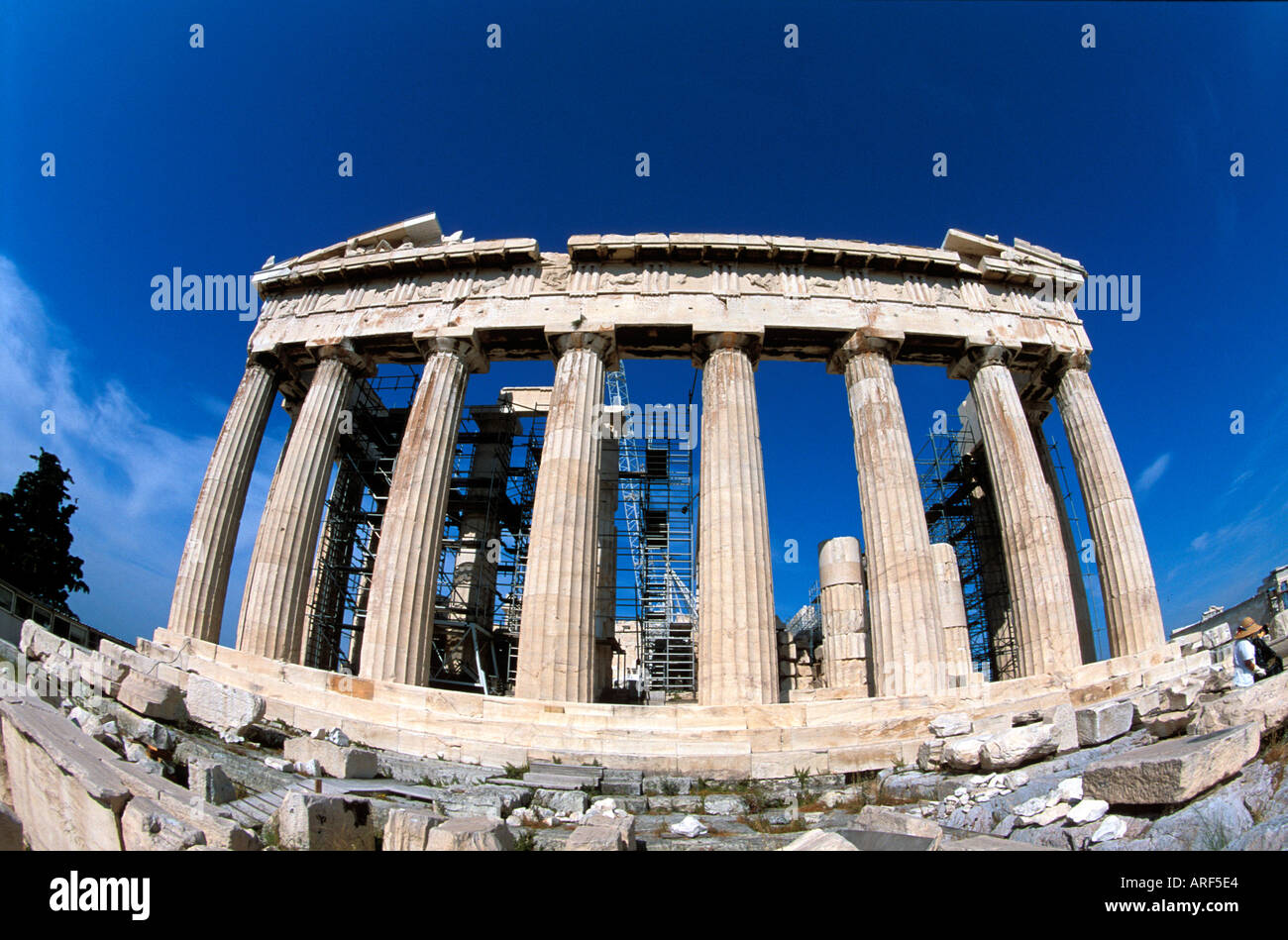 The Parthenon building The Acropolis Athens Greece Stock Photo - Alamy