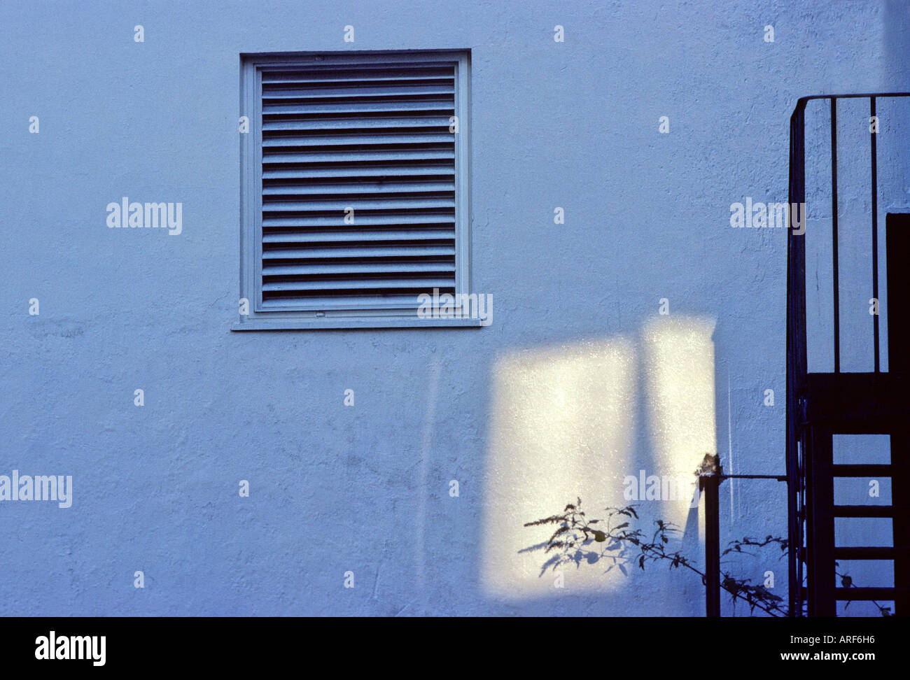 Sun Shadow on House, London, England Stock Photo - Alamy