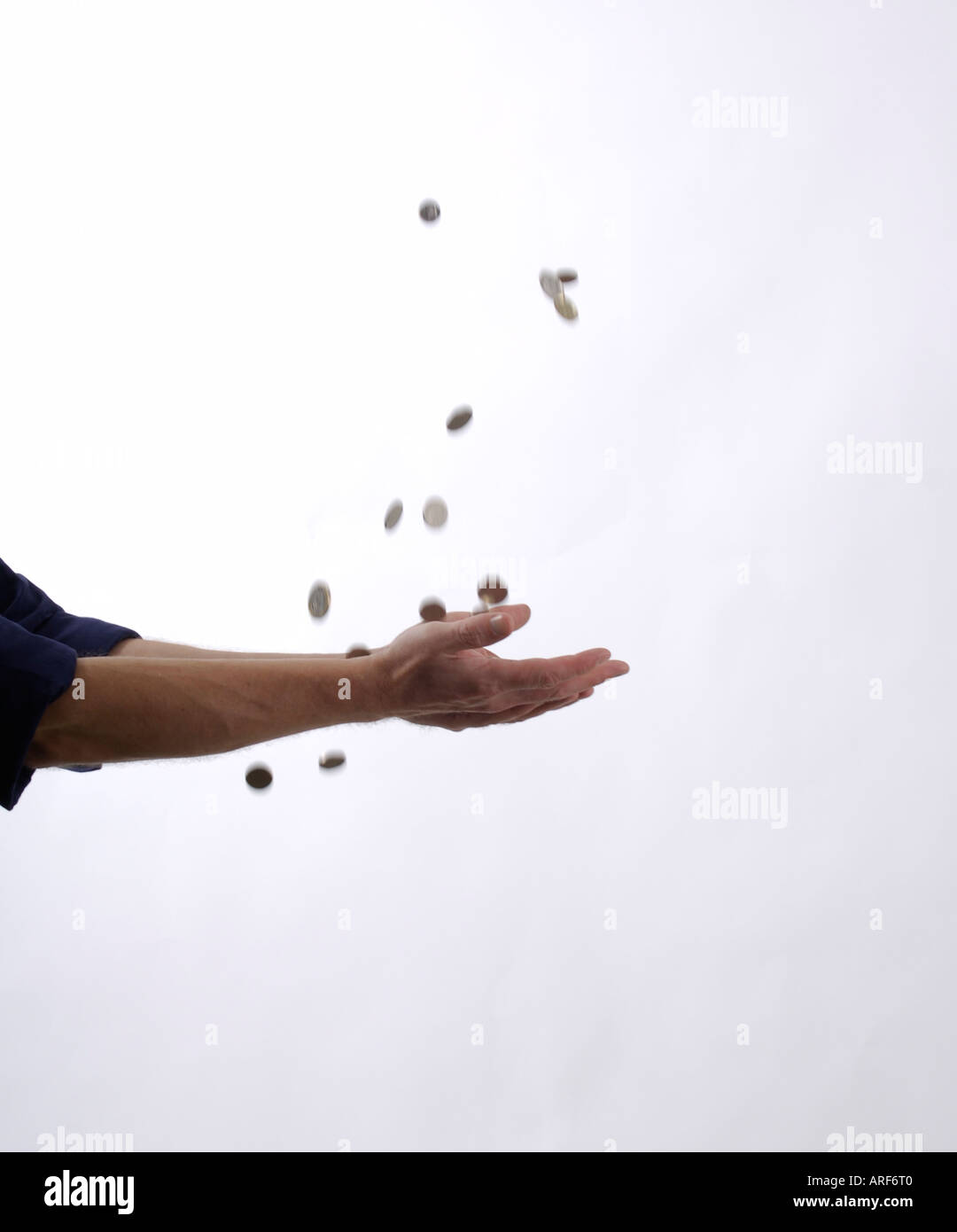 Money thrown into the air hi-res stock photography and images - Alamy