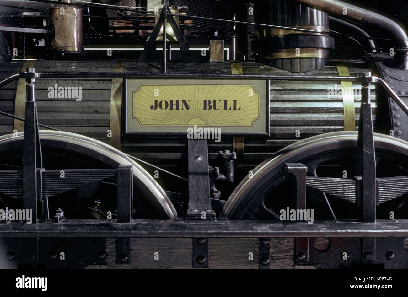 john bull first steam locomotive Stock Photo - Alamy