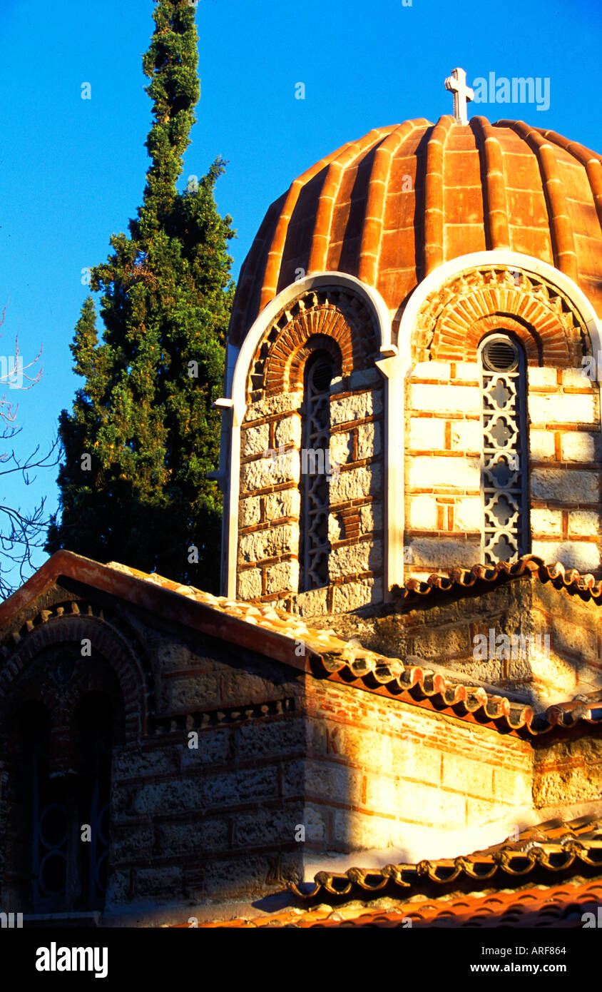 Greek Byzantine church in Plaka Old Quarter of Athens Greece Stock ...