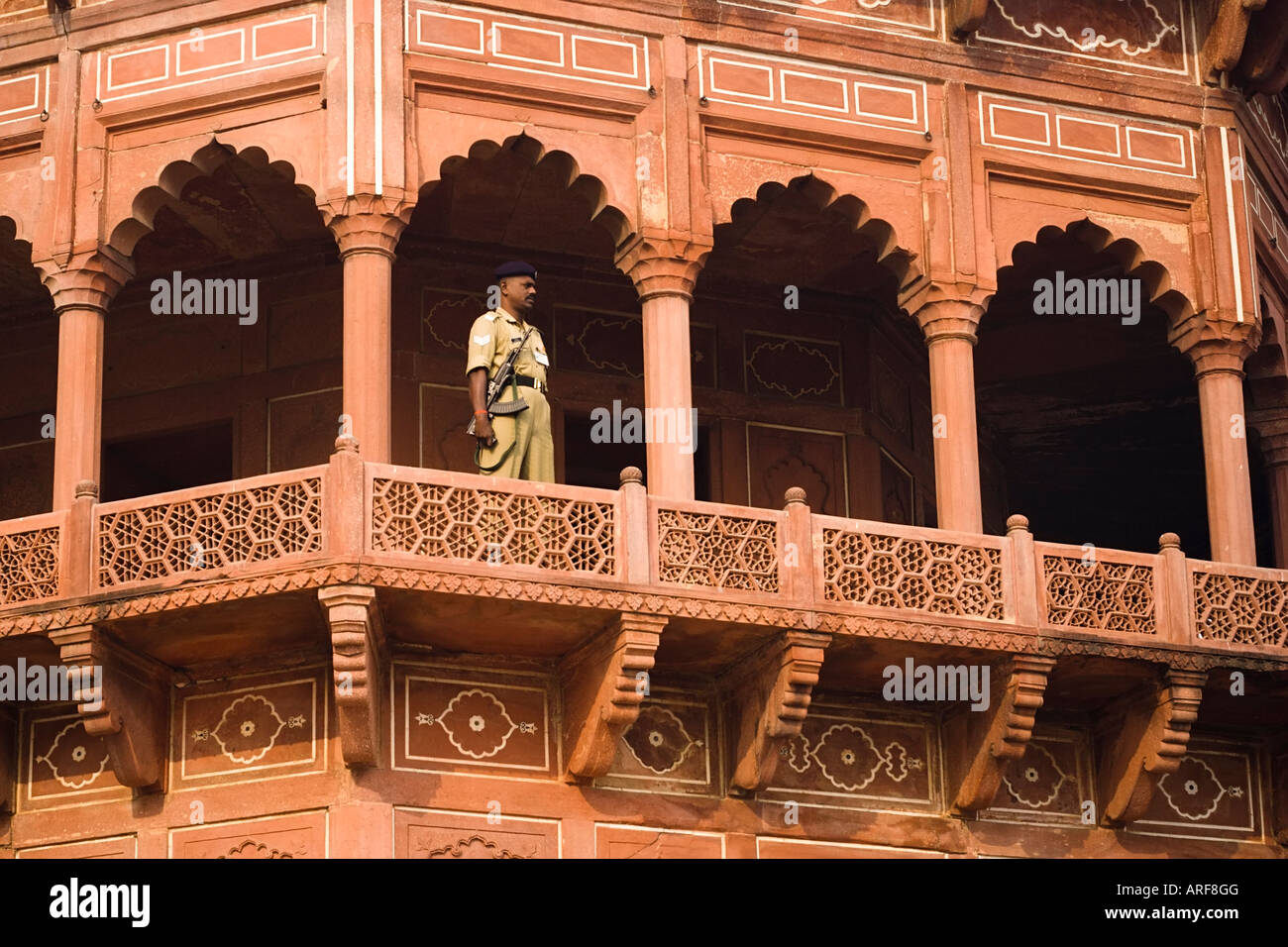 Indian security guard man hi-res stock photography and images - Alamy