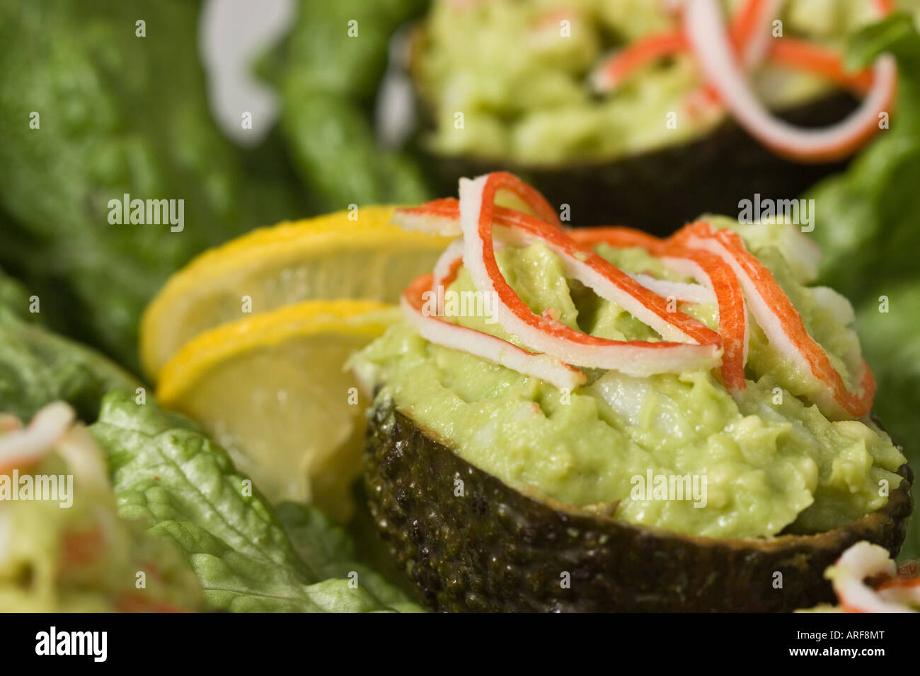 Avocado and Guacamole creamy dip lemon lettuce fruit or mousse recipe ...