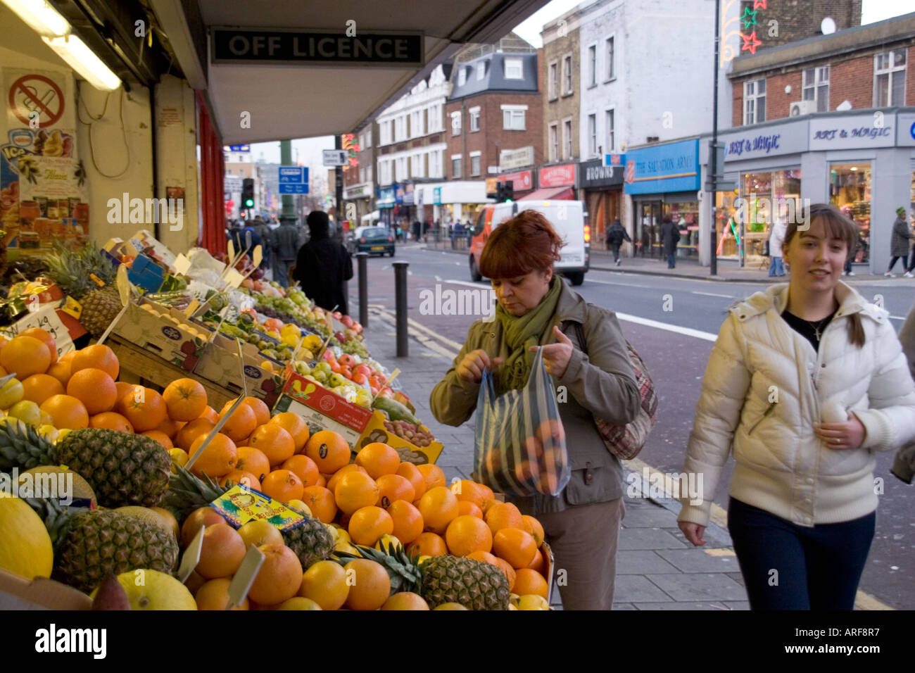 Walworth Road South London running between the Elephant and Castle and ...