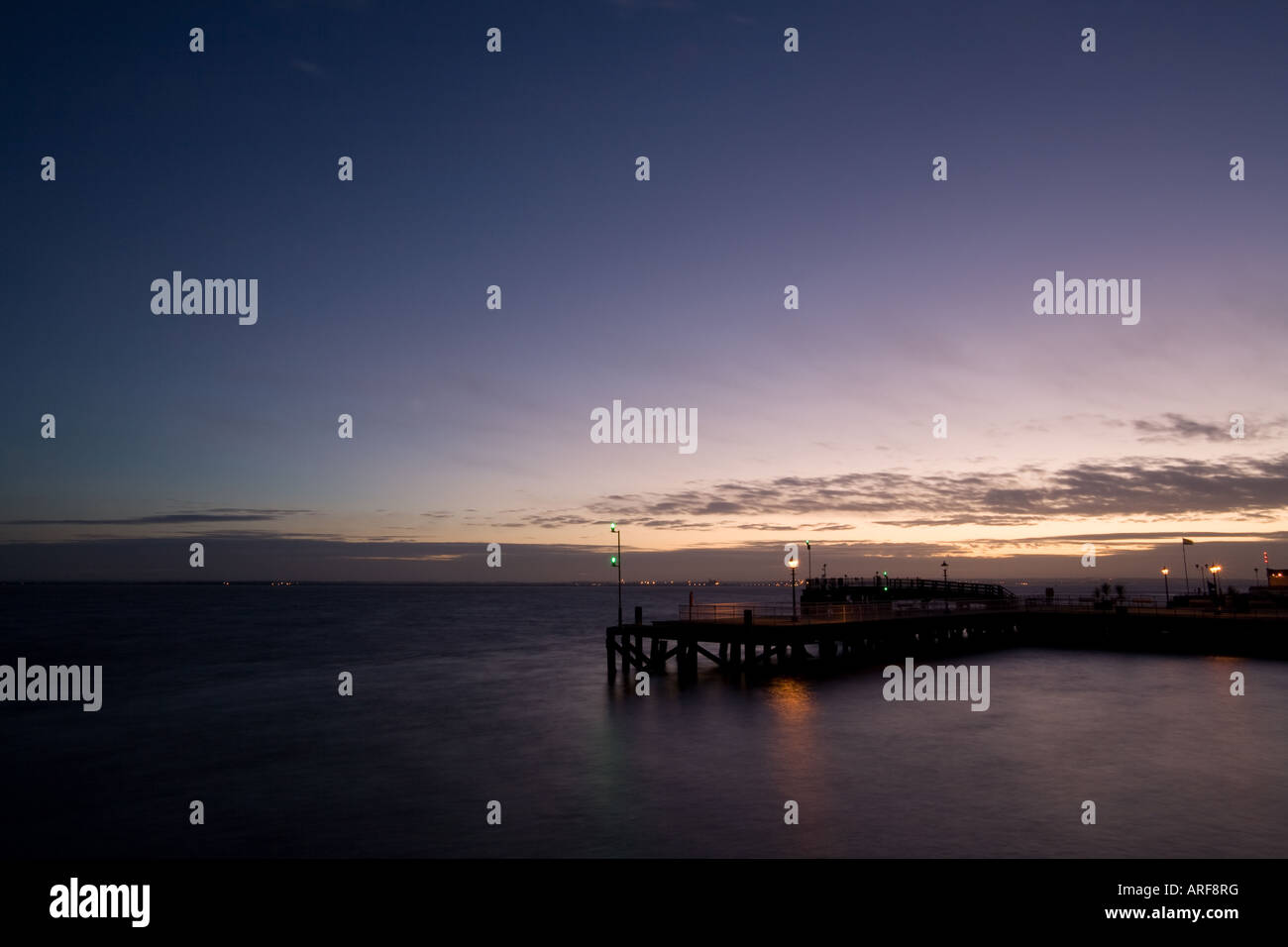 Victoria Pier and winter sunset Hull England Stock Photo - Alamy