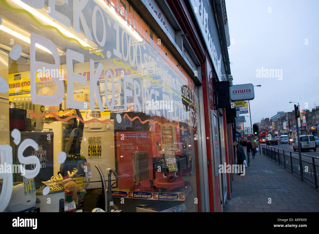 Walworth Road South London running between the Elephant and Castle and ...