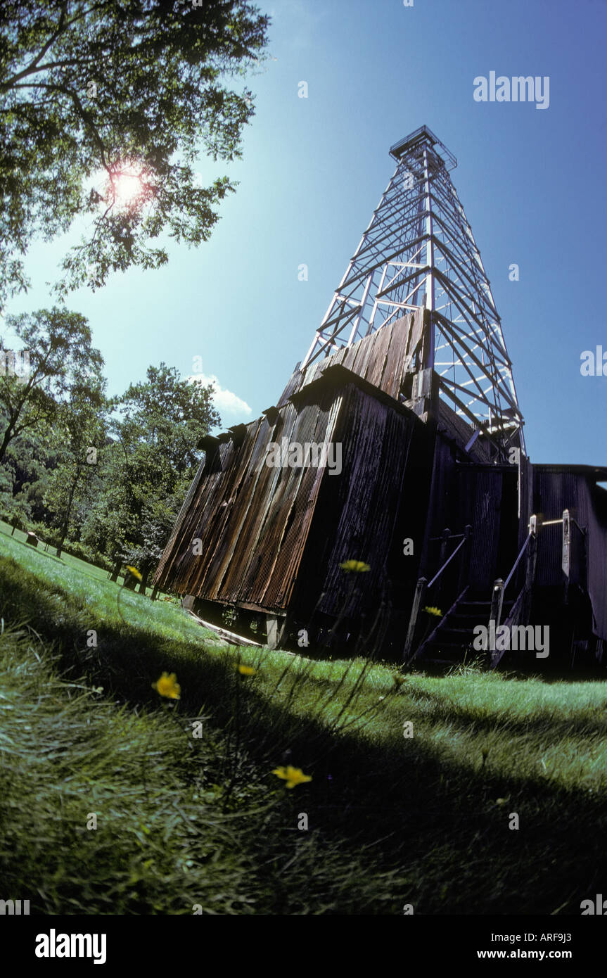 antique oil well pump energy source exploration petroleum resource ...