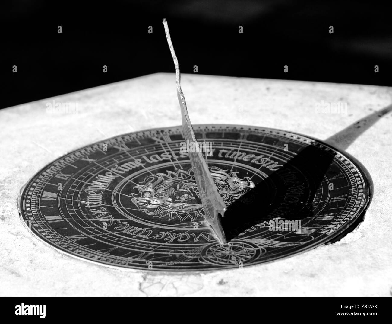 Sundial Black and White Stock Photos & Images - Alamy
