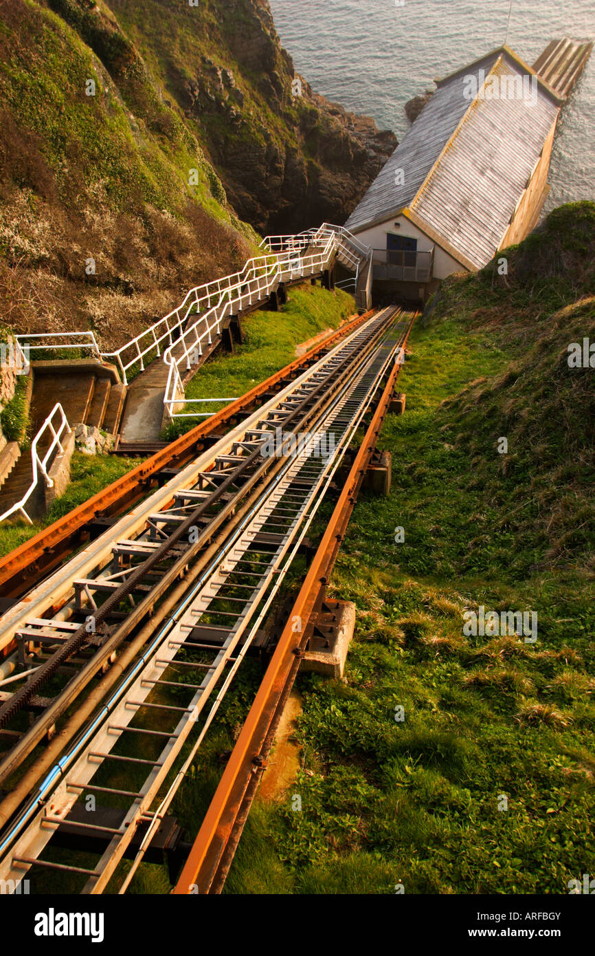 Europe England Cornwall lifeboat station on Lizard Peninsula Stock ...