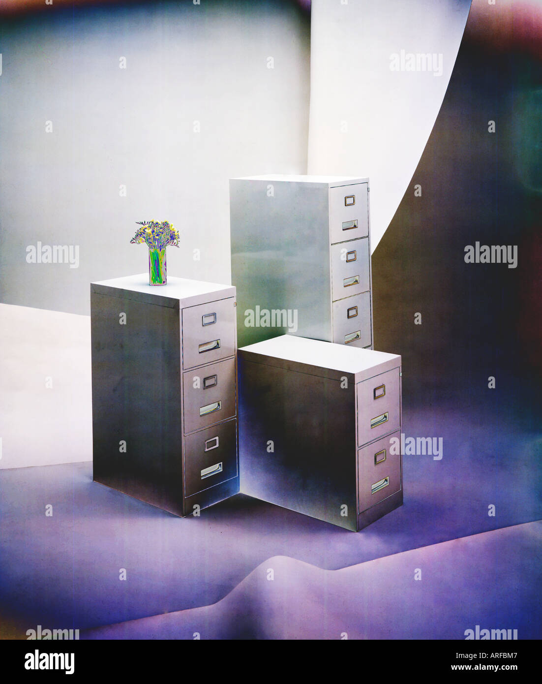 abstract business furniture file filing cabinet drawers Stock Photo - Alamy