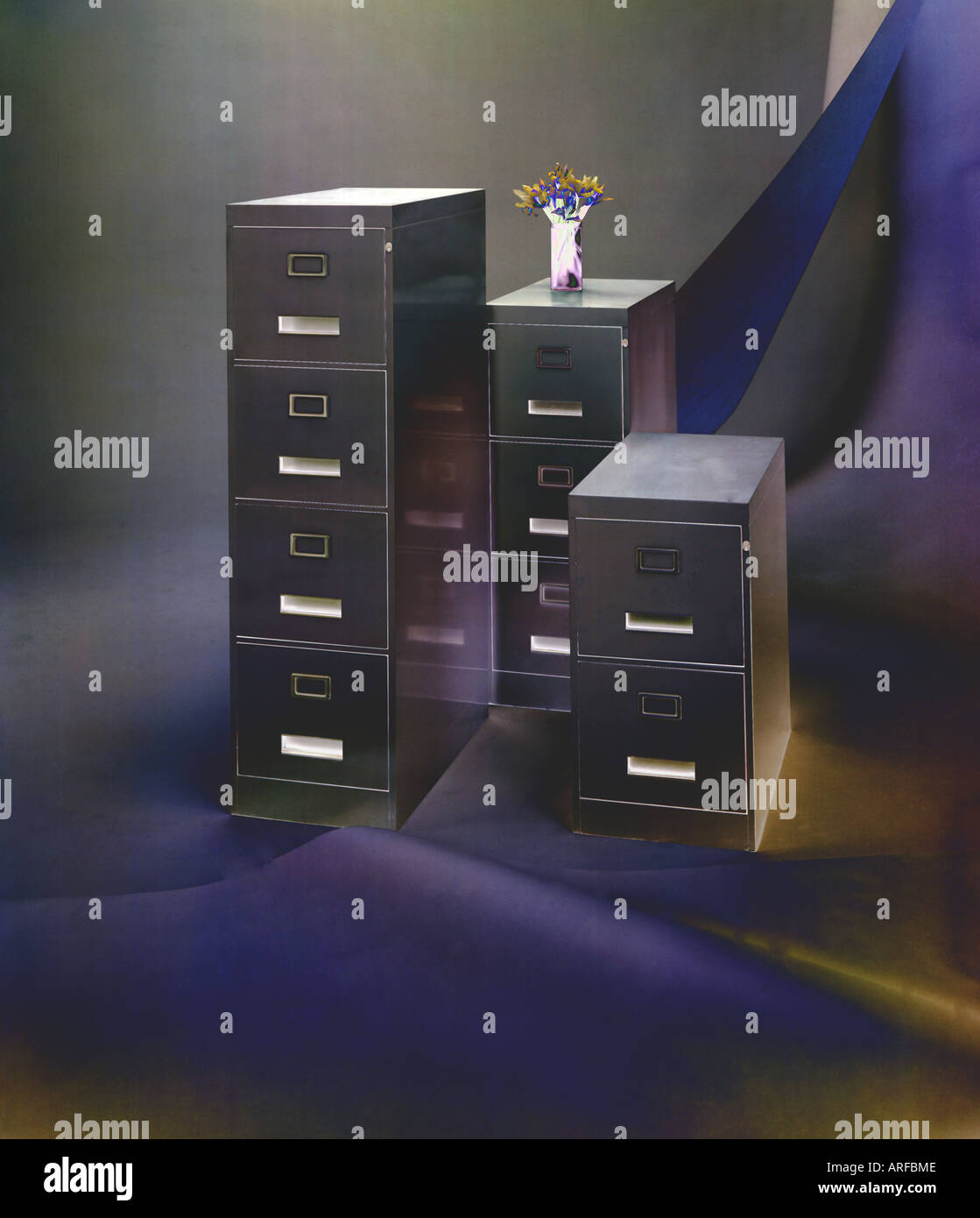 abstract business furniture file filing cabinet drawers Stock Photo - Alamy