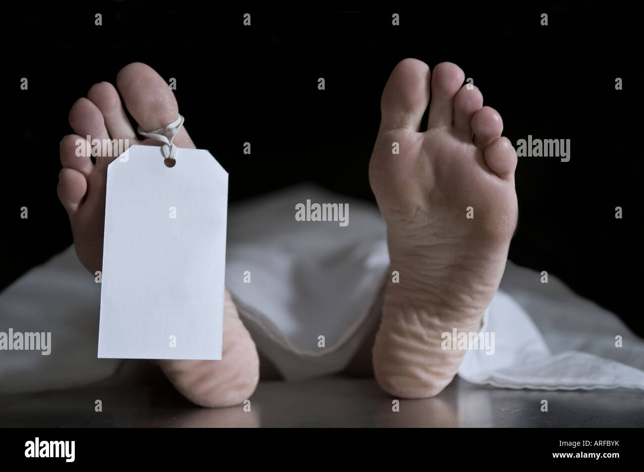 Dead woman feet hi-res stock photography and images - Alamy