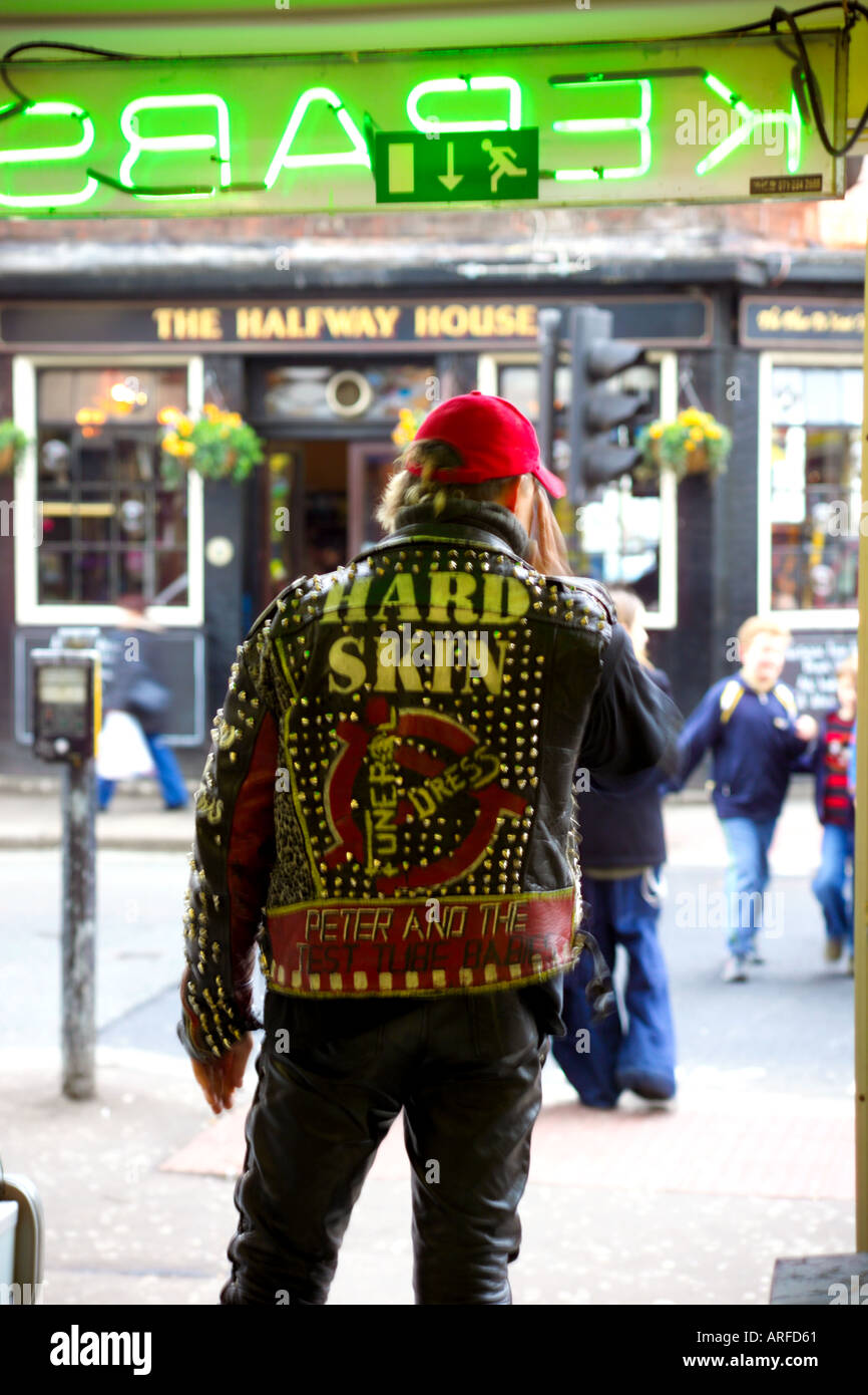 Punk rocker leather hi-res stock photography and images - Alamy
