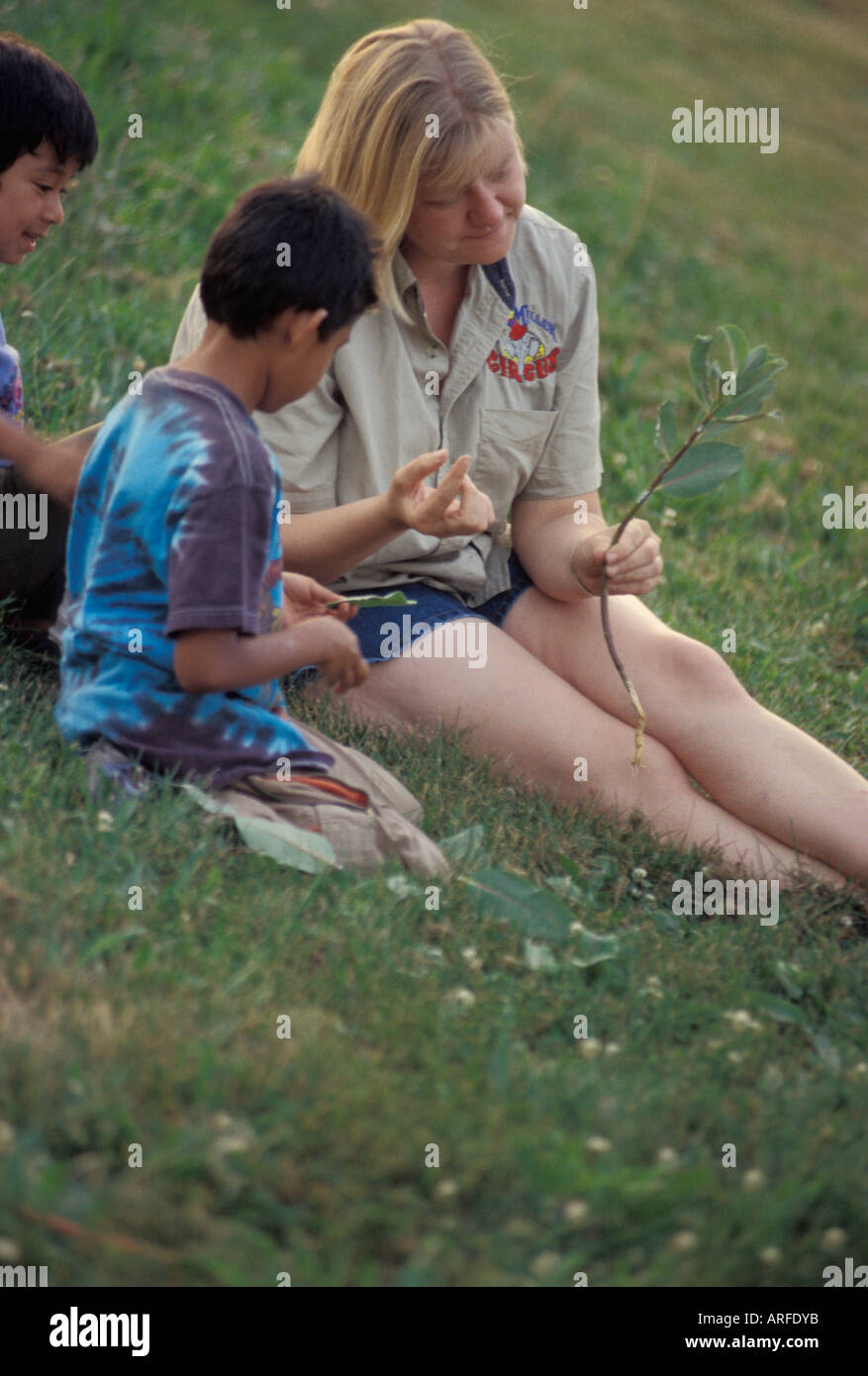 Kelly Miller Circus USA America American teacher with performers ...