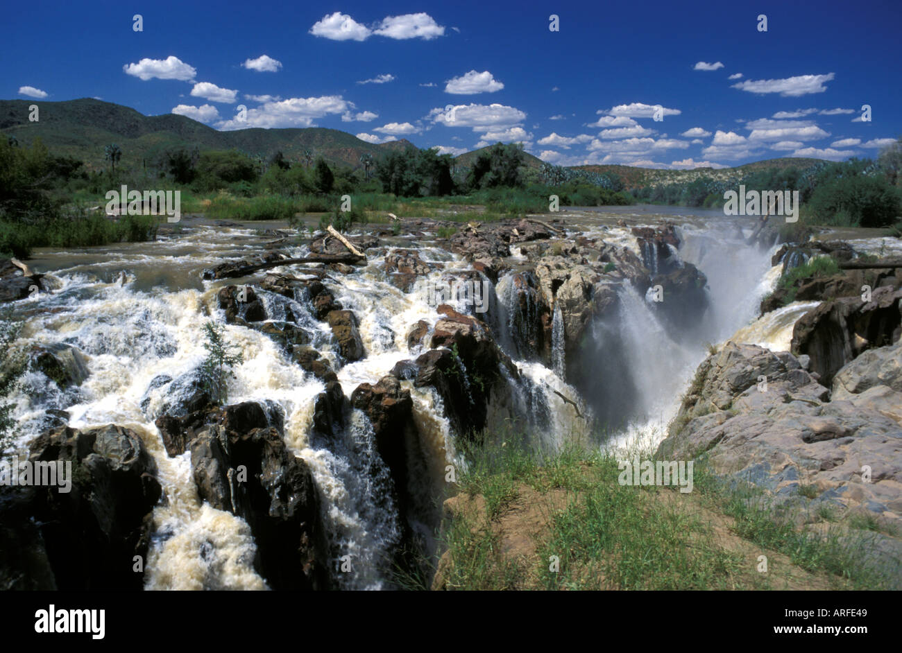 Epupa Falls Kunene River Namibia Stock Photo - Alamy