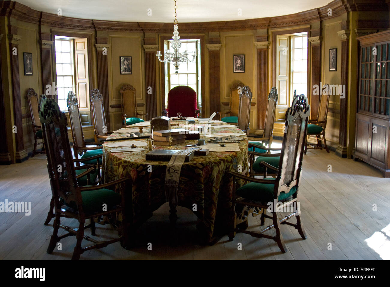 Committee room in restored colonial capital Stock Photo - Alamy