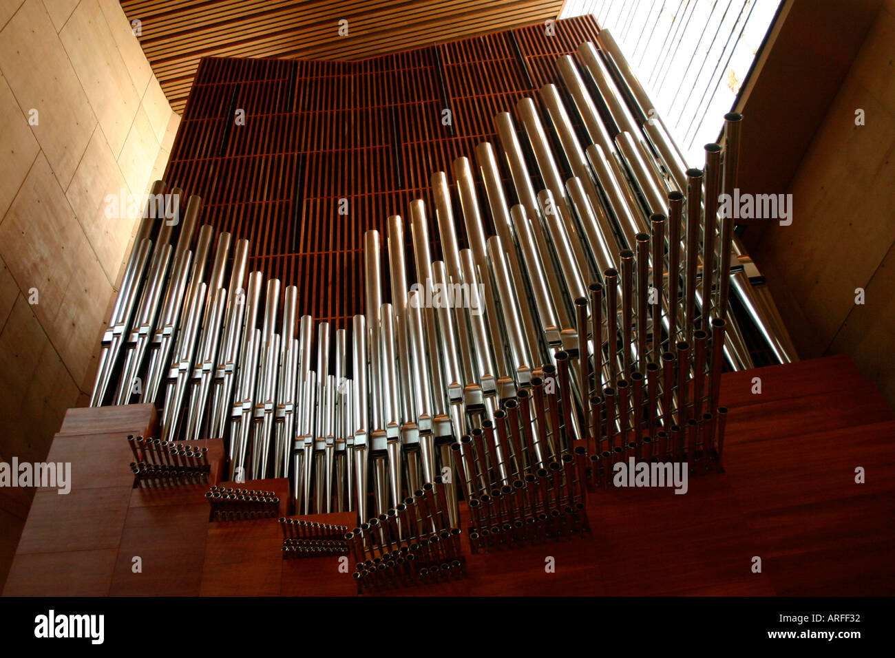 Pipe organ at Our Lady of the Angels Cathedral, Los Angeles, California ...