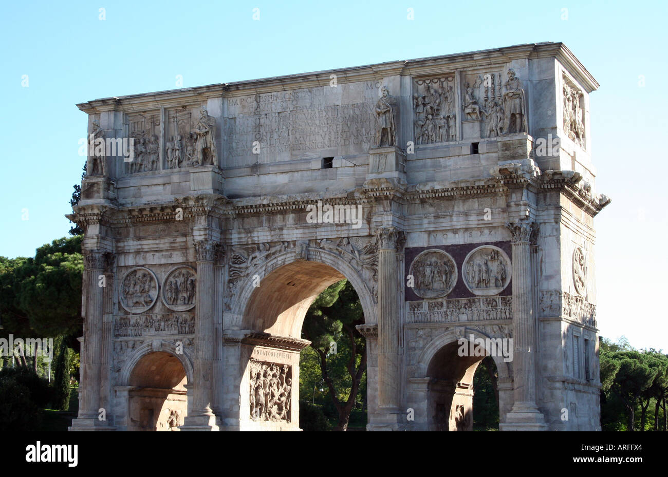 Costantine arc rome hi-res stock photography and images - Alamy