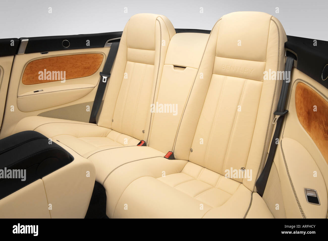2007 Bentley Continental GTC in Blue - Rear seats Stock Photo - Alamy