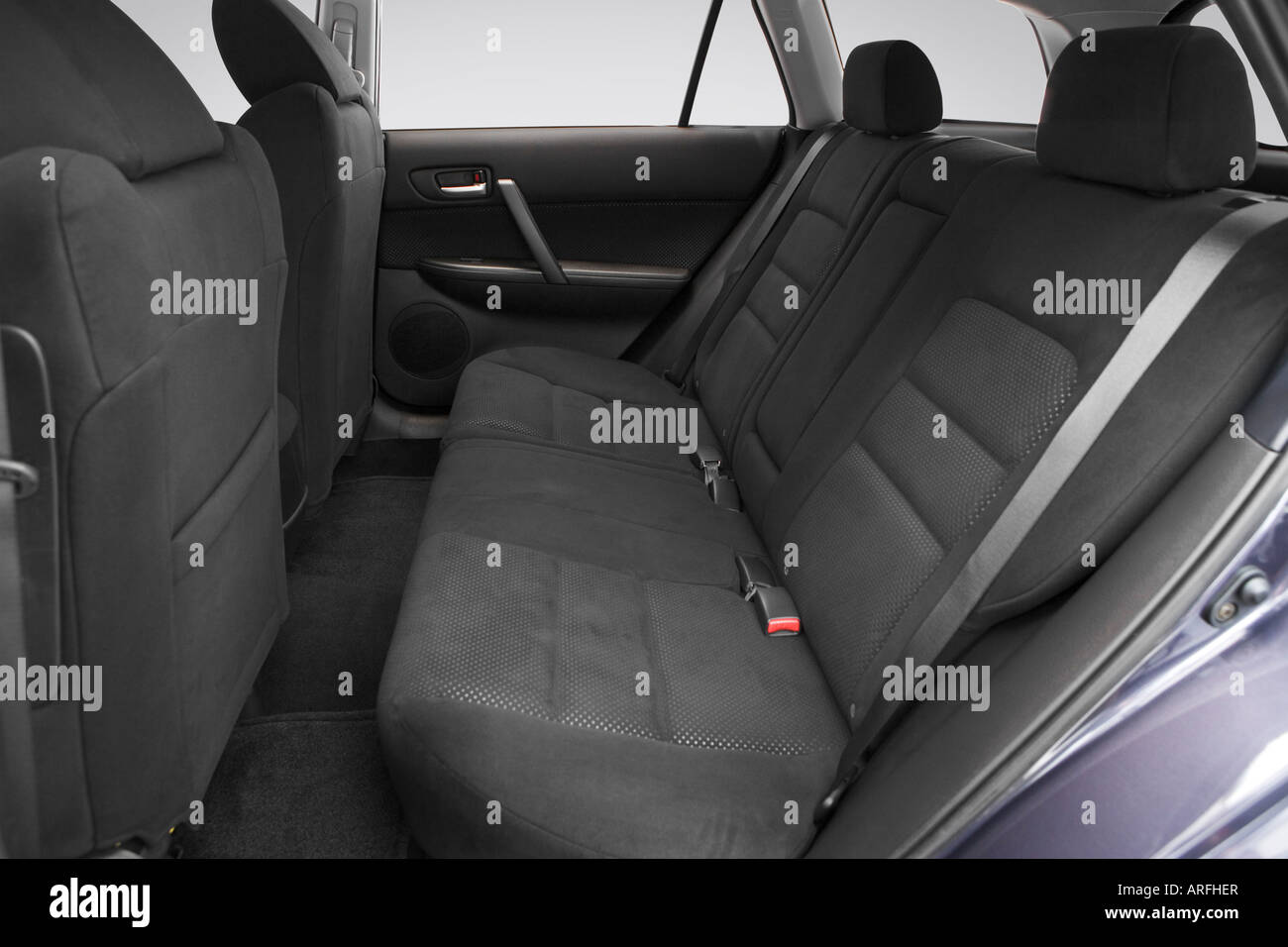 2007 Mazda MAZDA6 s Sport Value in Purple - Rear seats Stock Photo - Alamy