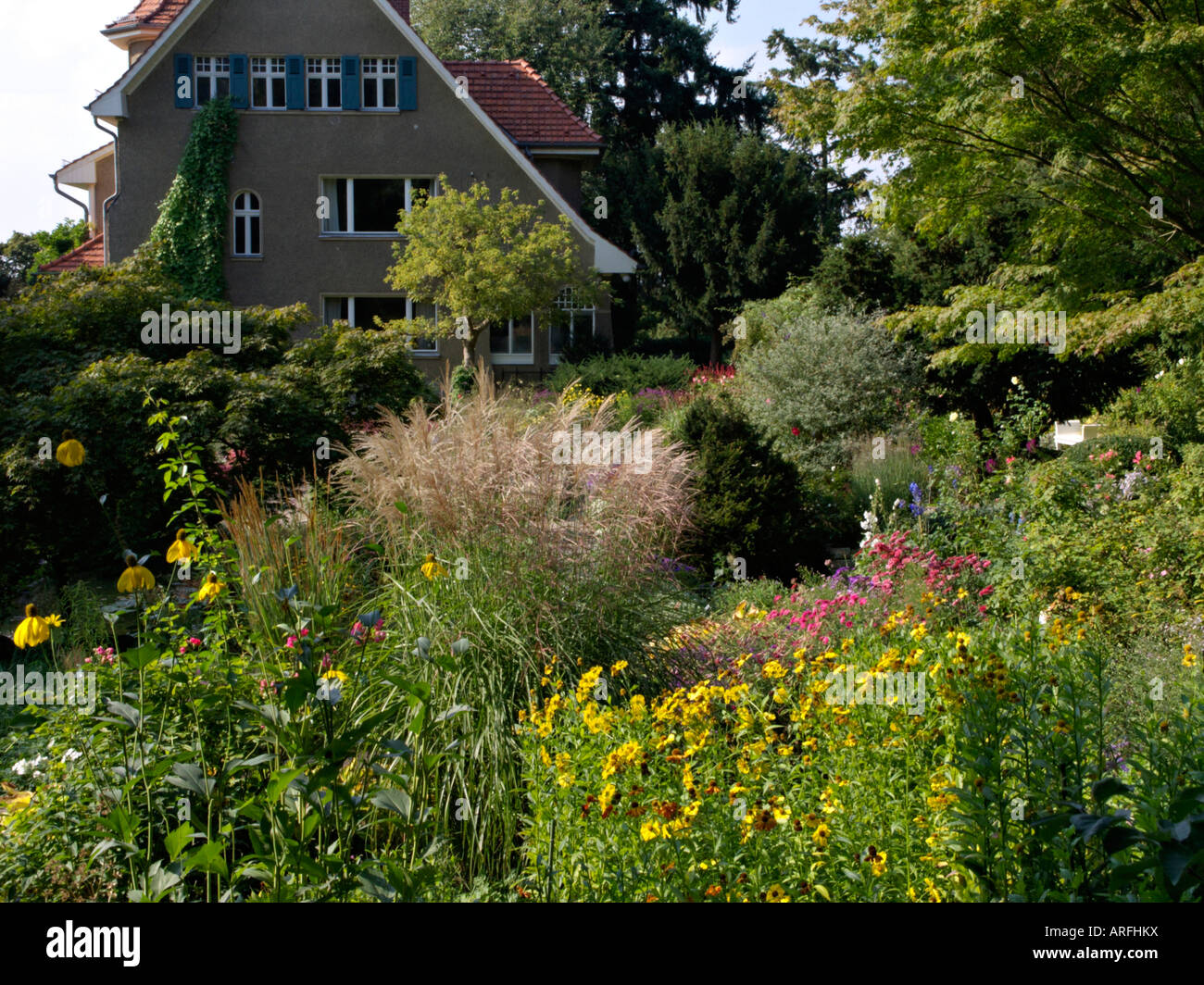Karl Foerster Garden, Potsdam, Germany. Design: Karl Foerster Stock ...