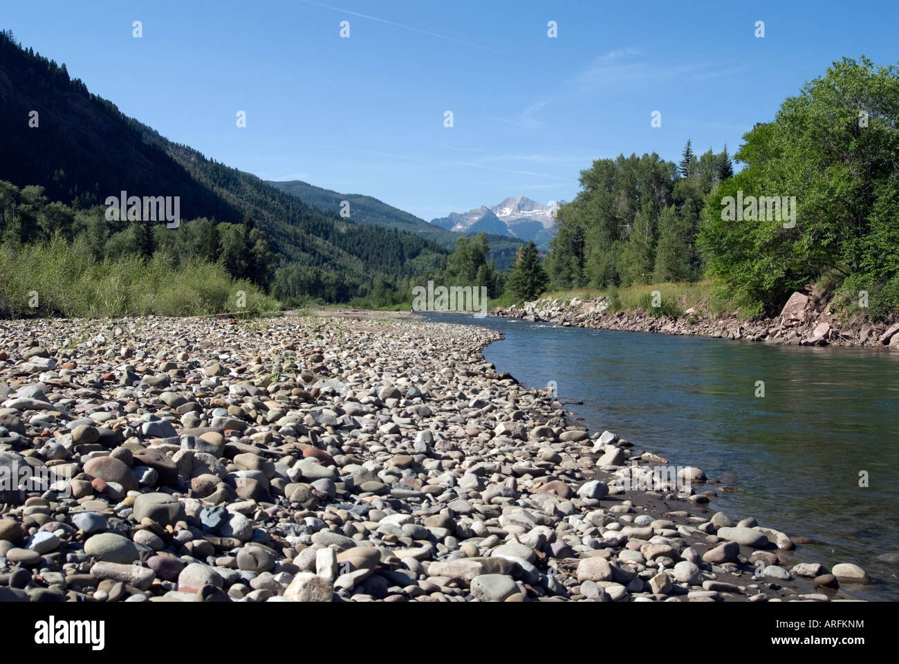 The Crystal River Roaring Fork Valley Colorado Stock Photo - Alamy