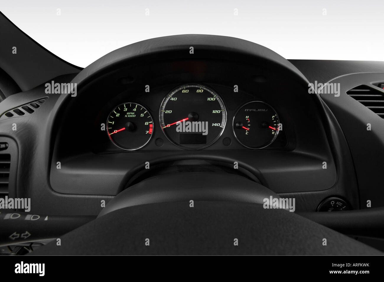 2007 Chevrolet Malibu SS in Silver - Speedometer/tachometer Stock Photo ...