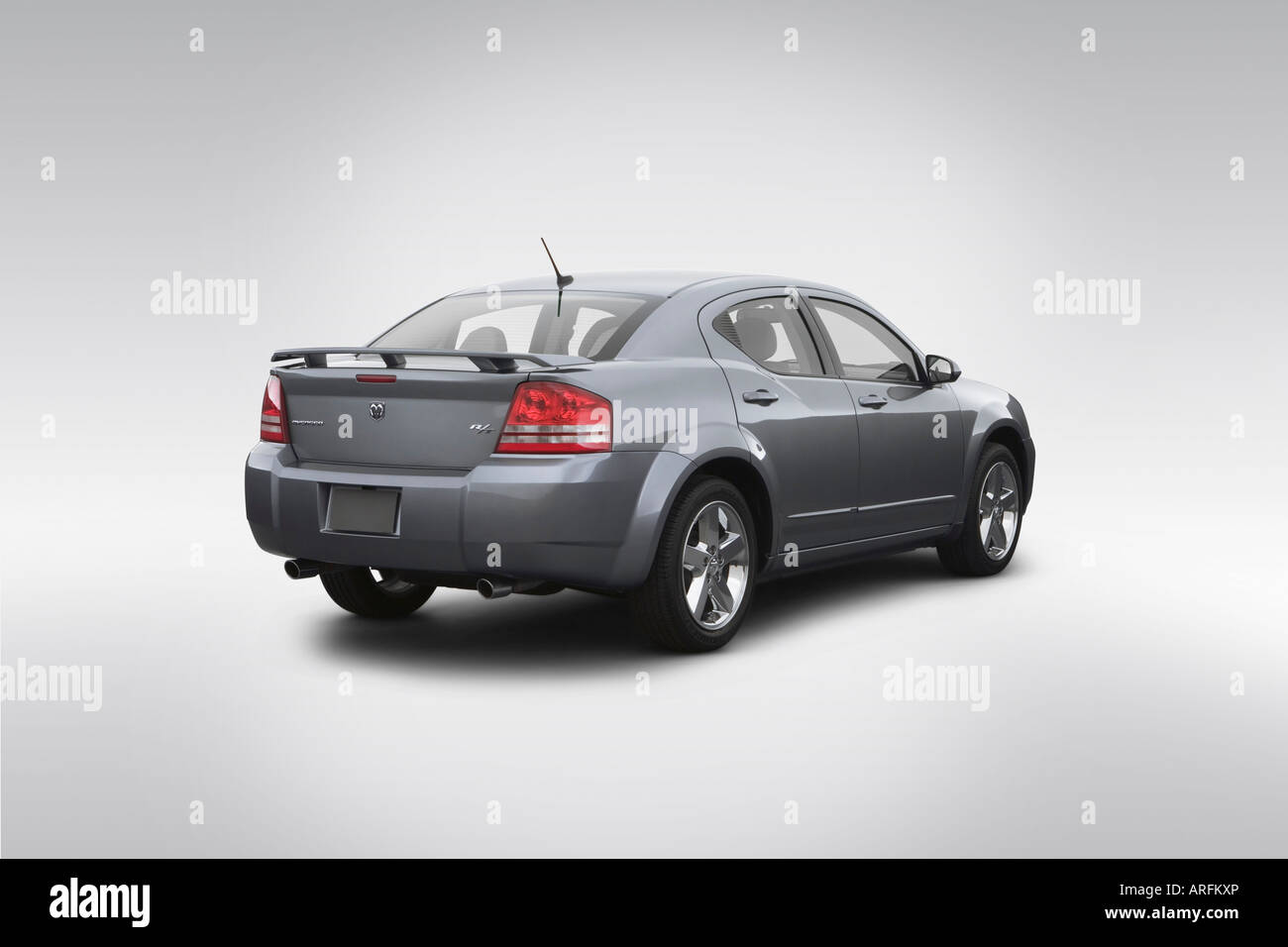 2008 Dodge Avenger R/T in Silver - Rear angle view Stock Photo - Alamy