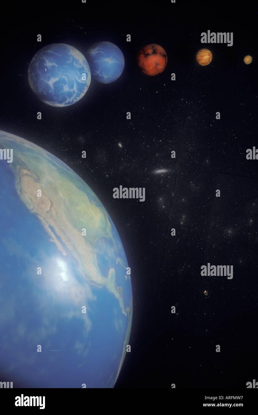 astronomy astronomical model solar system celestial cosmos cosmic ...