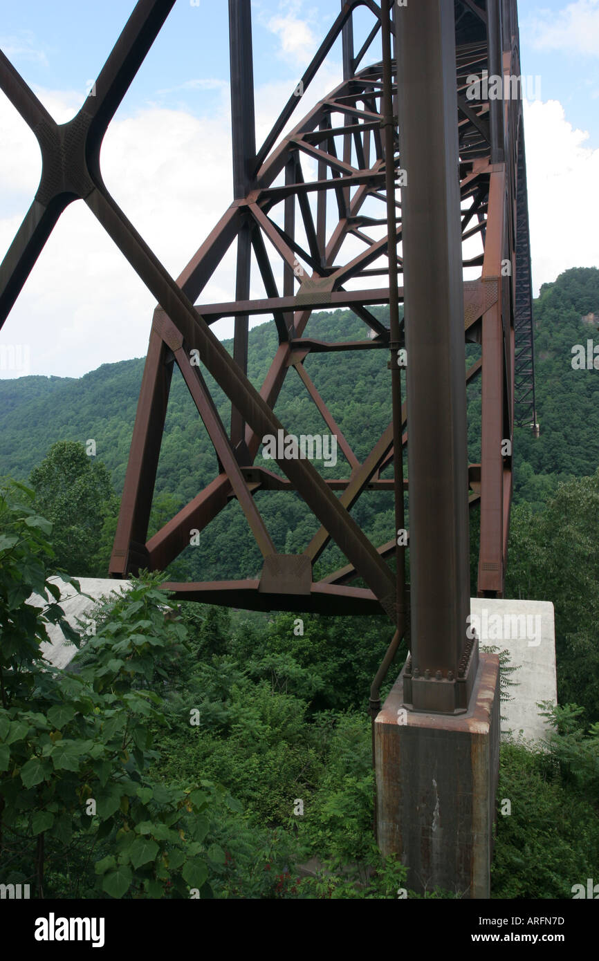 new river gorge national park recreation area arch bridge Stock Photo ...
