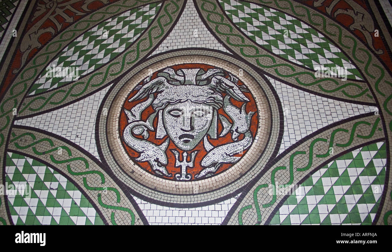 Mosaic floor London England UK Stock Photo - Alamy
