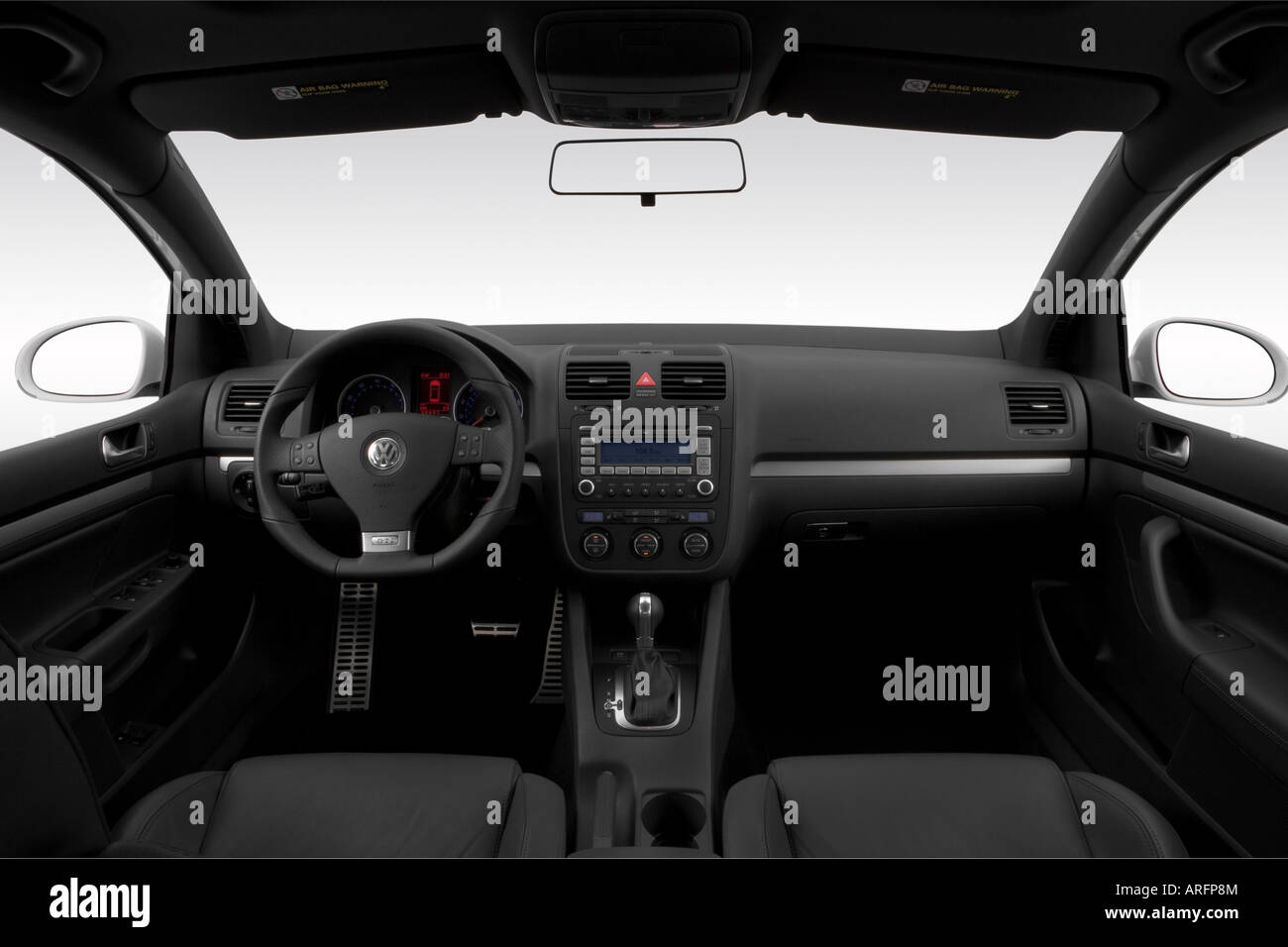 2007 Volkswagen GTI 2.0T in White - Dashboard, center console, gear ...