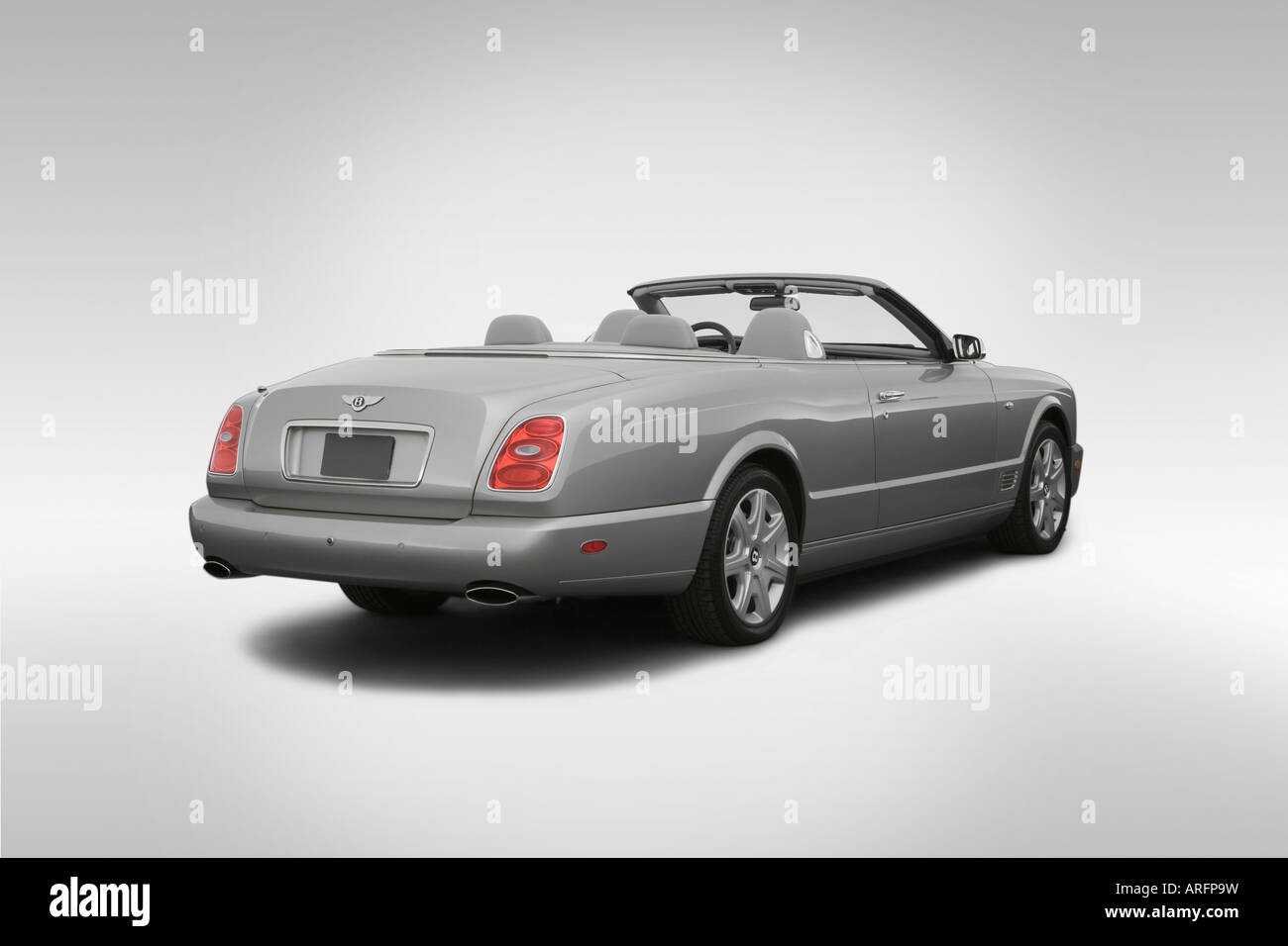 2007 Bentley Azure in Gray - Rear angle view Stock Photo - Alamy