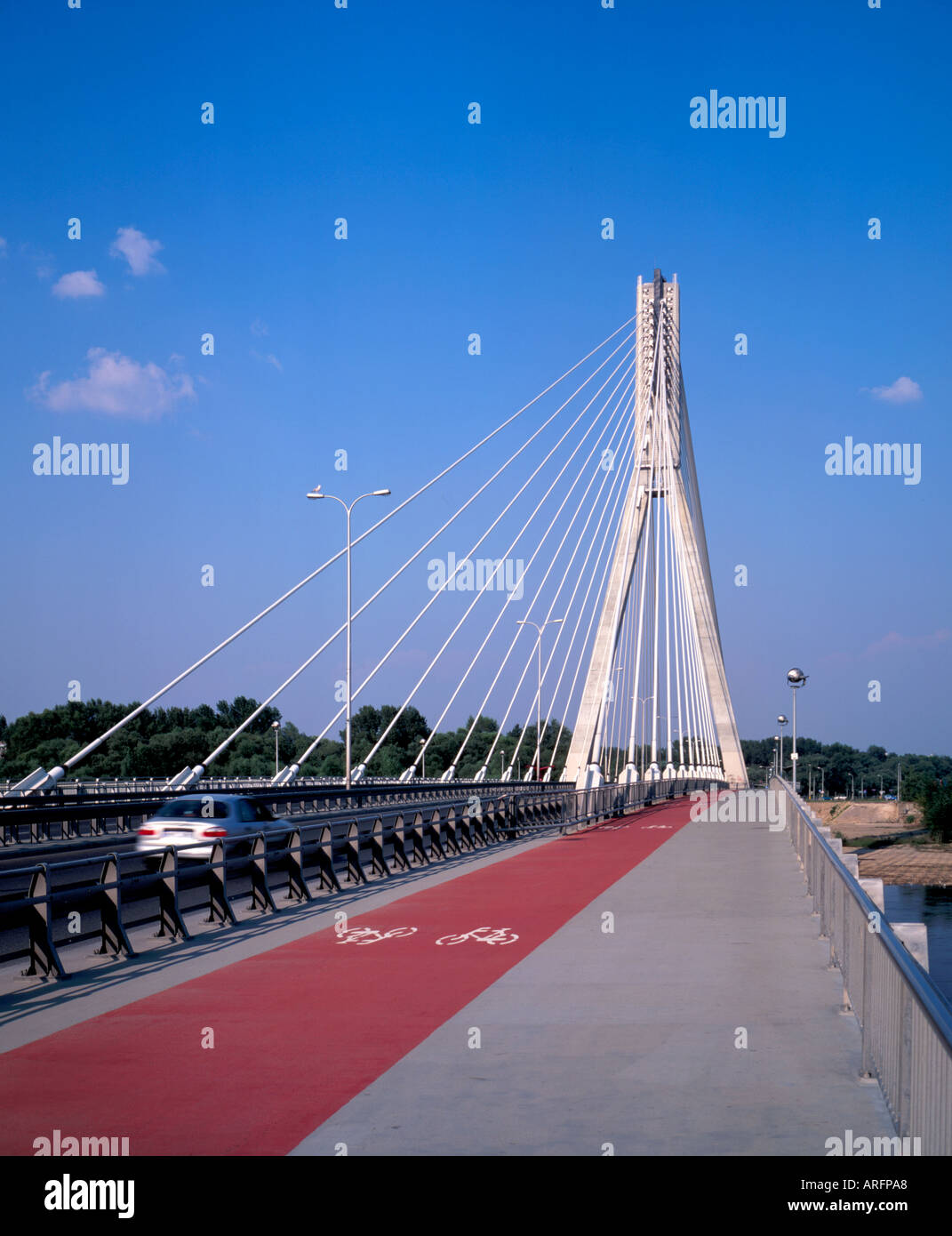 Swietokrzyski suspension bridge architecture hi-res stock photography ...