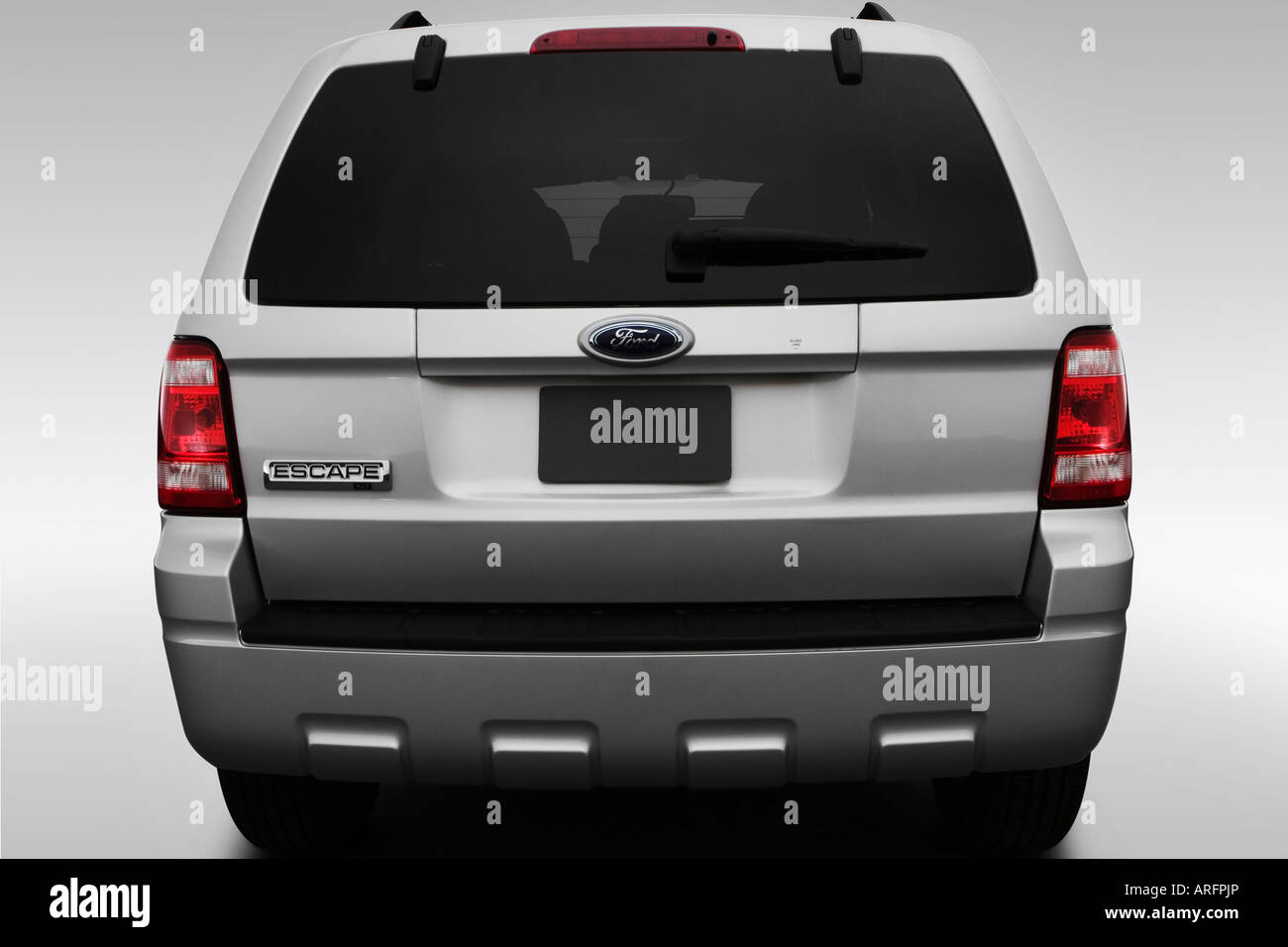 2008 Ford Escape XLT in Silver - Low/Wide Rear Stock Photo - Alamy