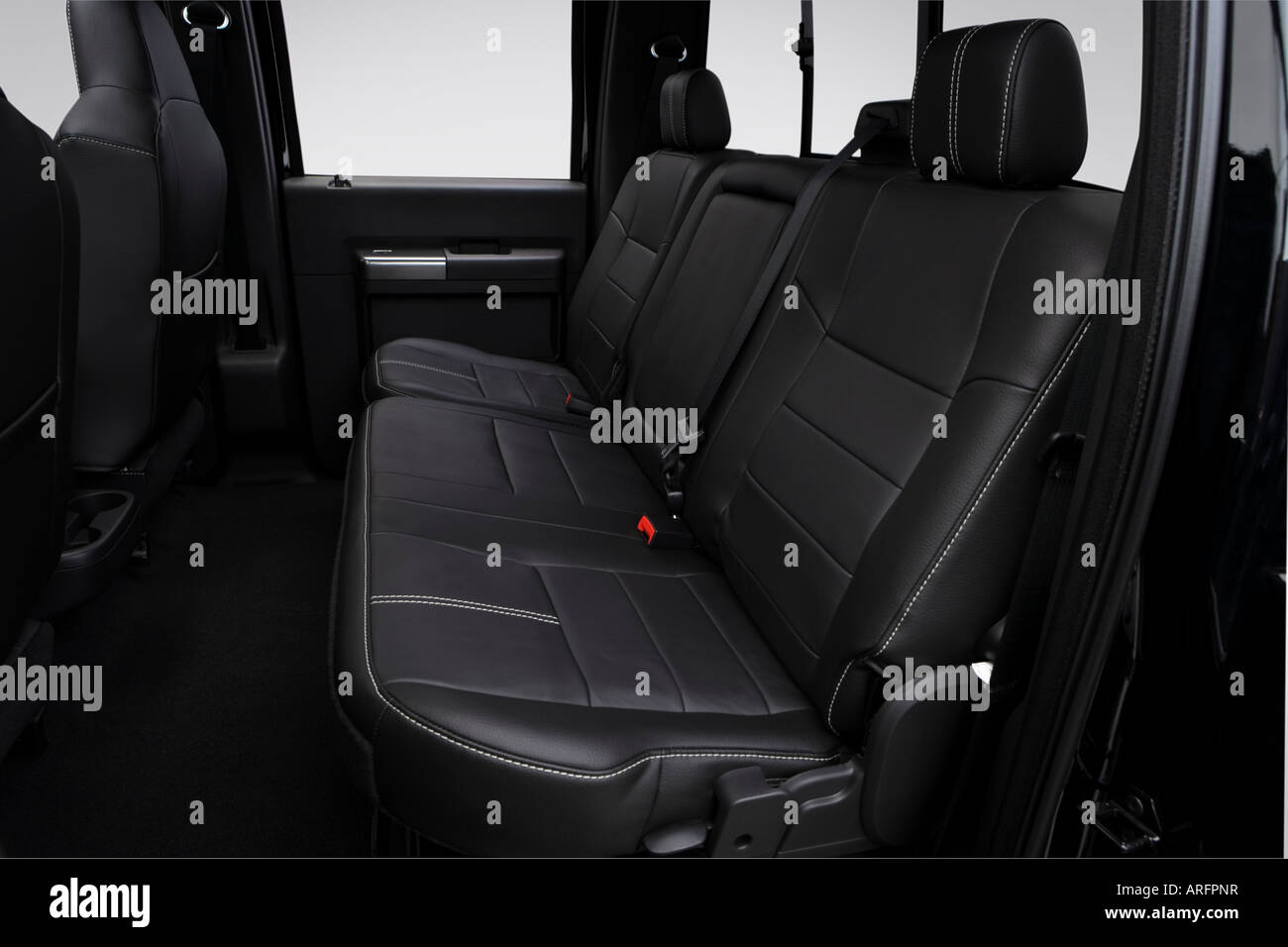 2008 Ford F-250 SD FX4 in Black - Rear seats Stock Photo - Alamy