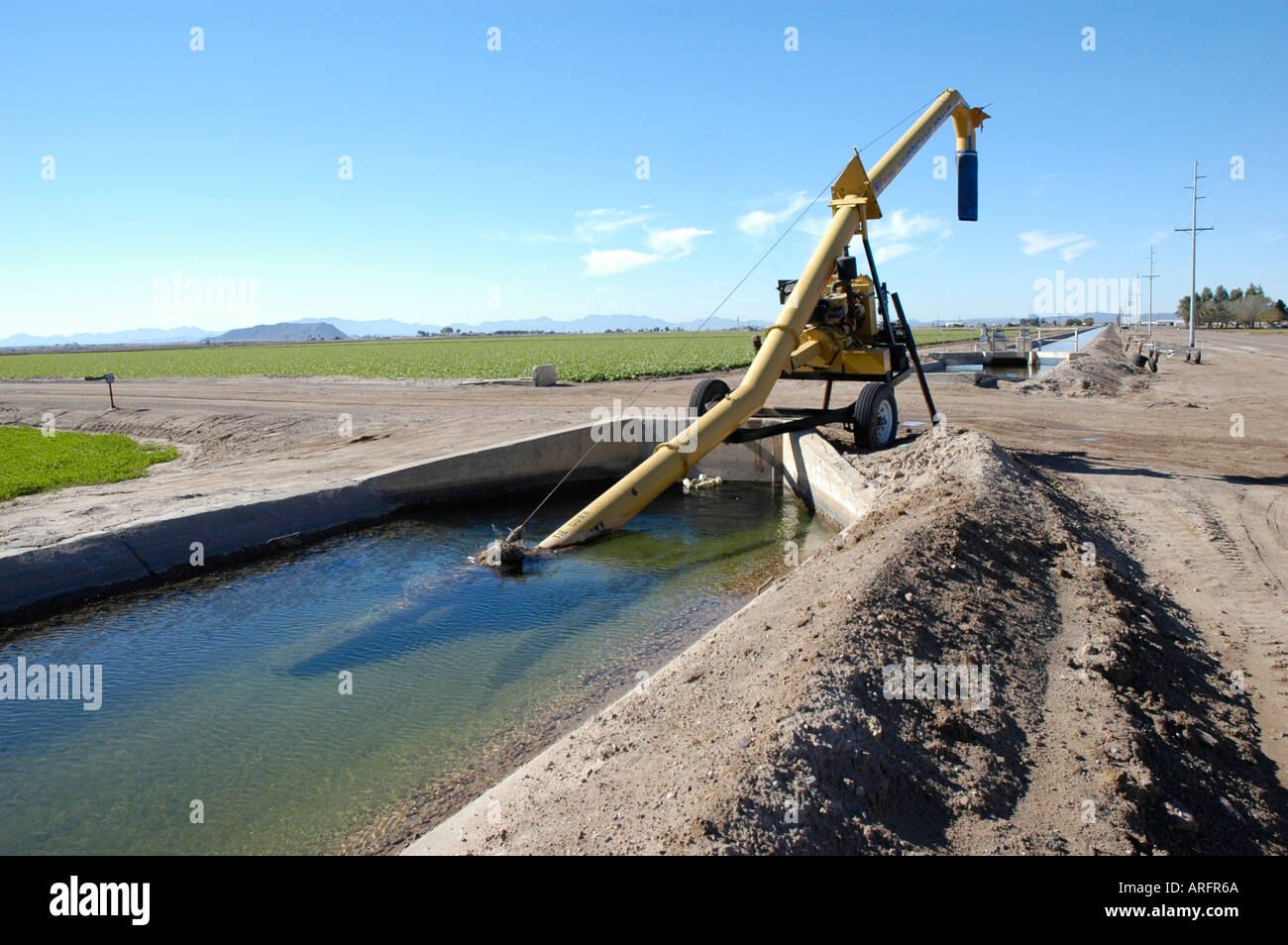 Gooseneck filler for putting Colorado River water into truck tanks for ...