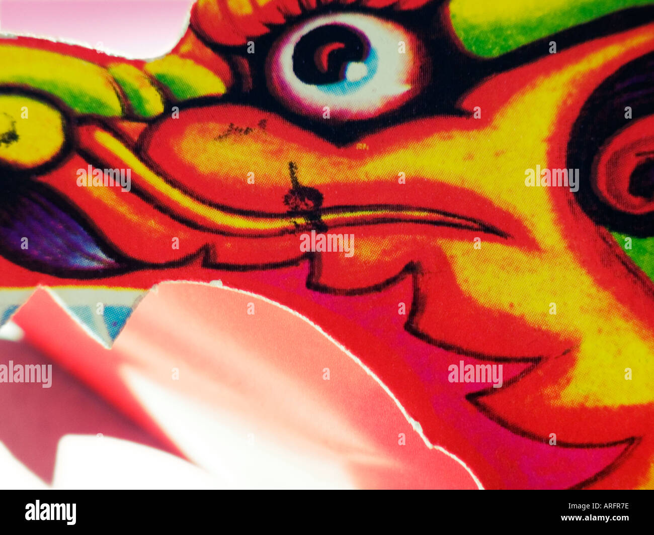 Chinese paper dragon Stock Photo - Alamy